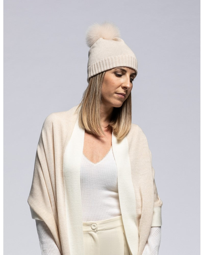 Cuffia Lana Rasata Pompon – Boutique De Vivo - Alta Moda dal 1977